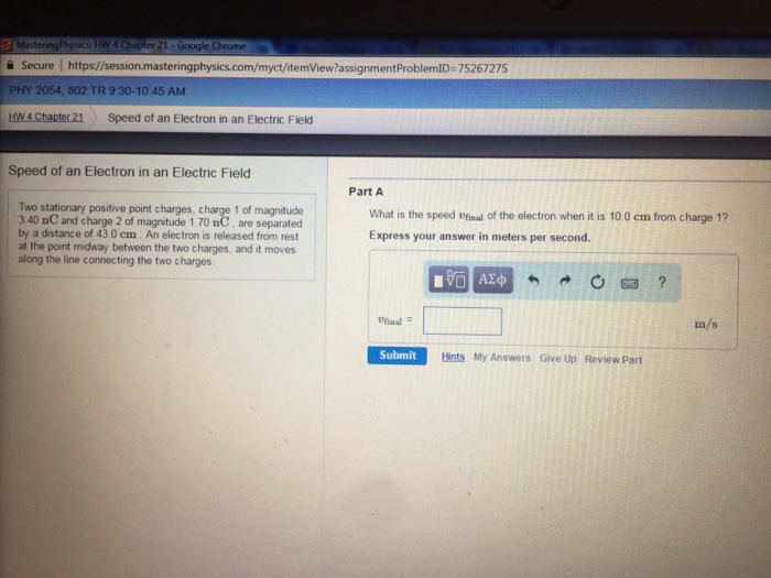 Solved Masteongphy HW Chapter21 Google Chrome Secure l | Chegg.com