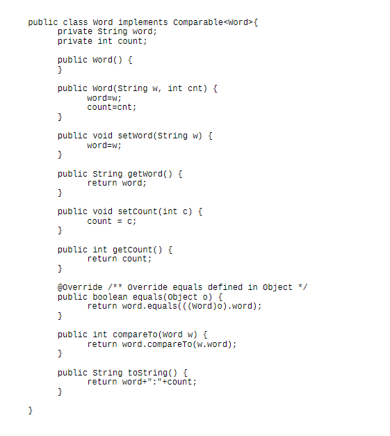 Solved STAGE 3: WordHistogram.java (35 points) Using the | Chegg.com