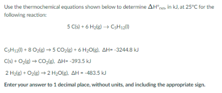 Solved Use the thermochemical equations shown below to | Chegg.com