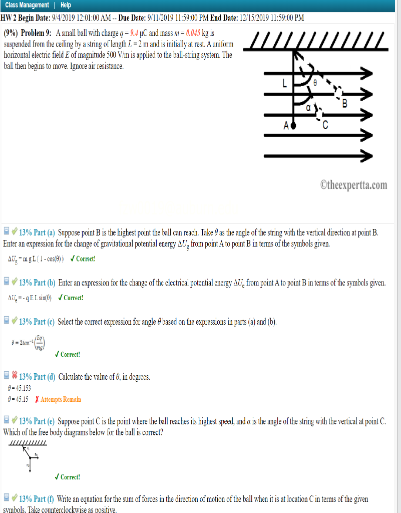 Solved Class Management | Help HW 2 Begin Date: 9/4/2019 | Chegg.com