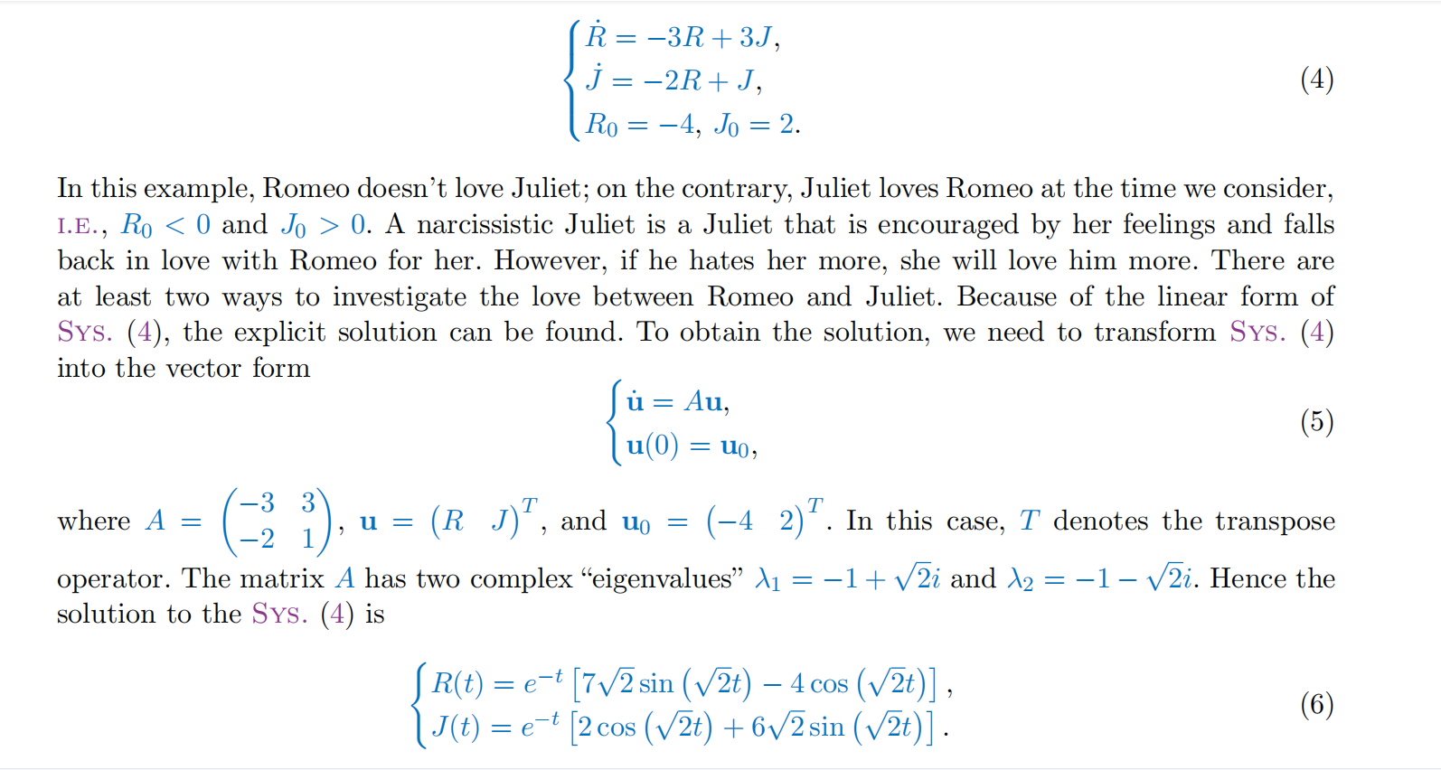 Solved Can your explain how can we get Sys.6 which is | Chegg.com