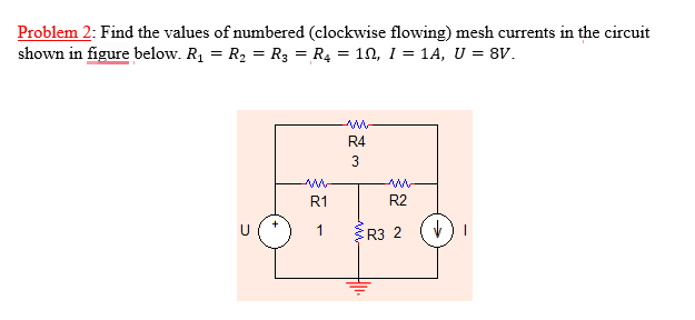 Solved Problem 2: Find the values of numbered (clockwise | Chegg.com