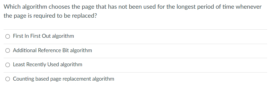 Solved The OS maintains a free-frame list in order to keep | Chegg.com