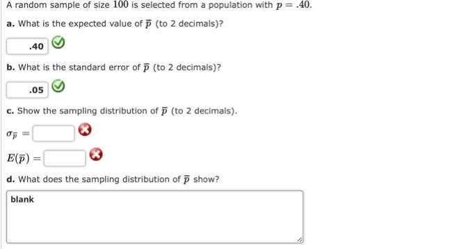 Solved A random sample of size 100 is selected from a | Chegg.com