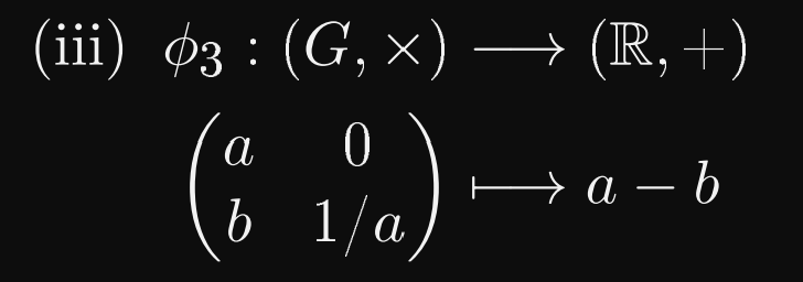 Solved For homomorphisms below, find the image, kernel, and | Chegg.com