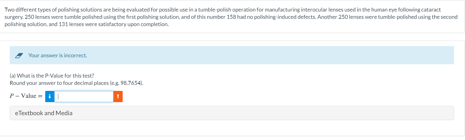 Solved Two different types of polishing solutions are being | Chegg.com