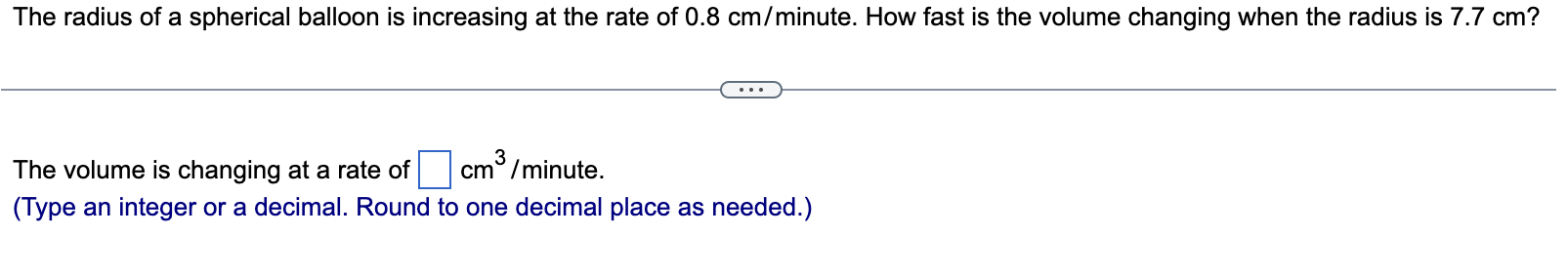 Solved The radius of a spherical balloon is increasing at | Chegg.com