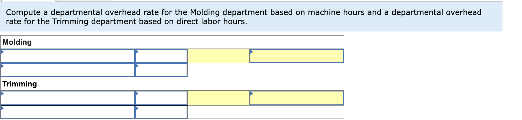 Solved Determine the overhead cost per unit for each part | Chegg.com