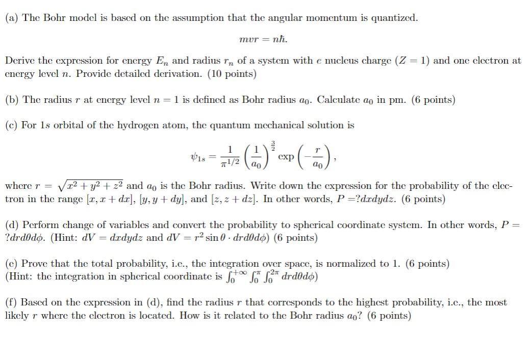 Solved Mass Of Electron Me 9 11×10−31 Kg Electron Charge
