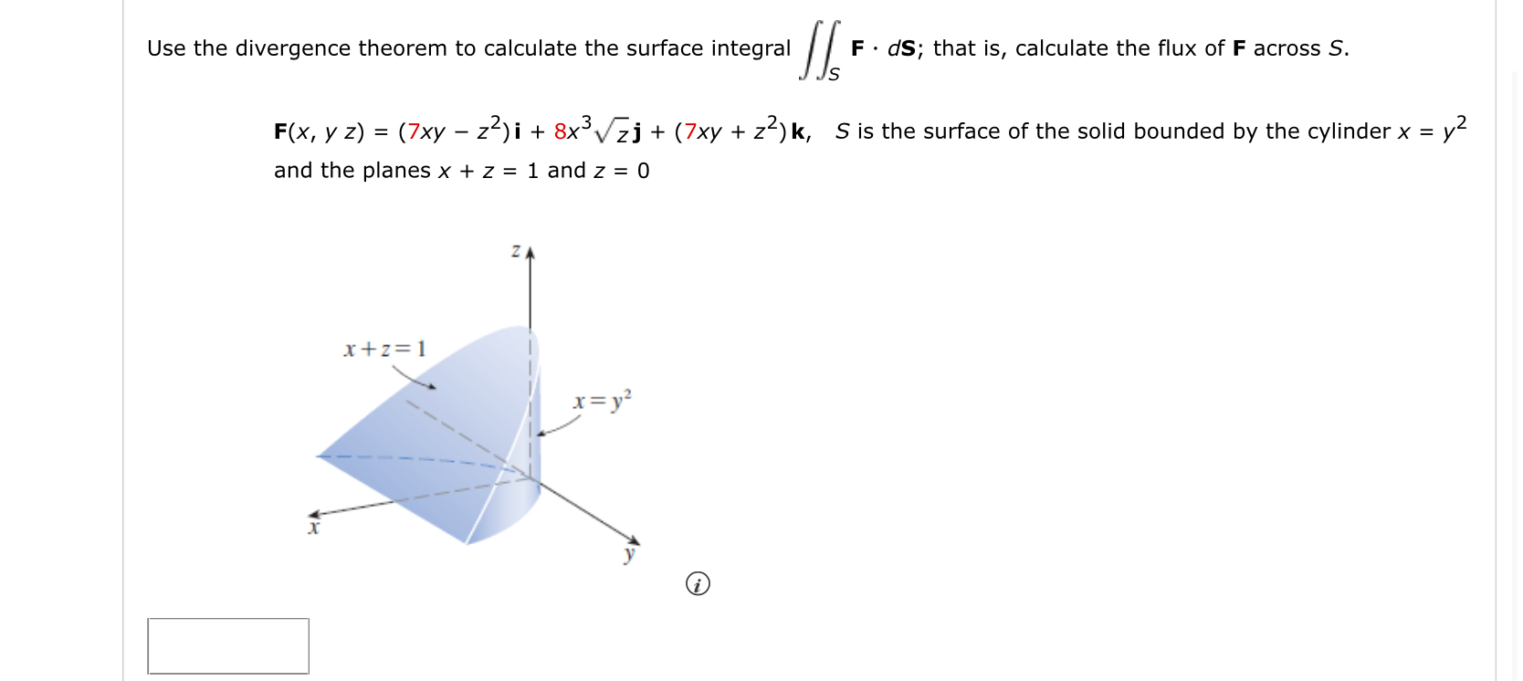 Solved Use the divergence theorem to calculate the surface | Chegg.com