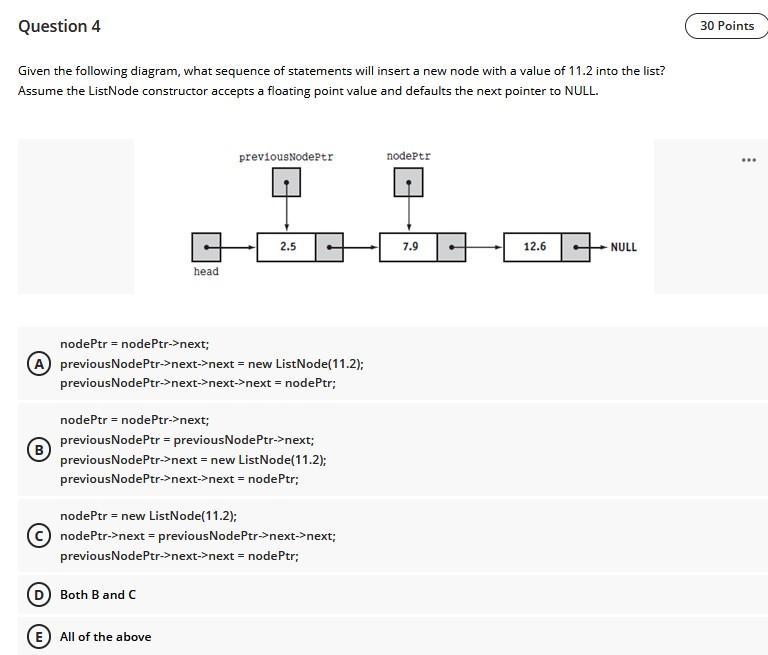 Solved Given the following diagram, what sequence of | Chegg.com