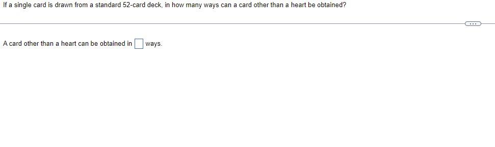 Solved If a single card is drawn from a standard 52-card | Chegg.com