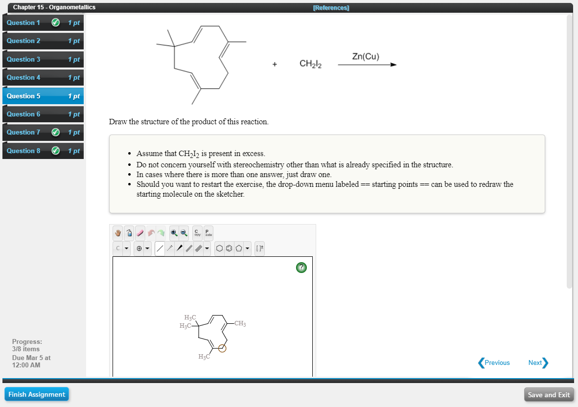 Solved Draw the structure of the product of this | Chegg.com
