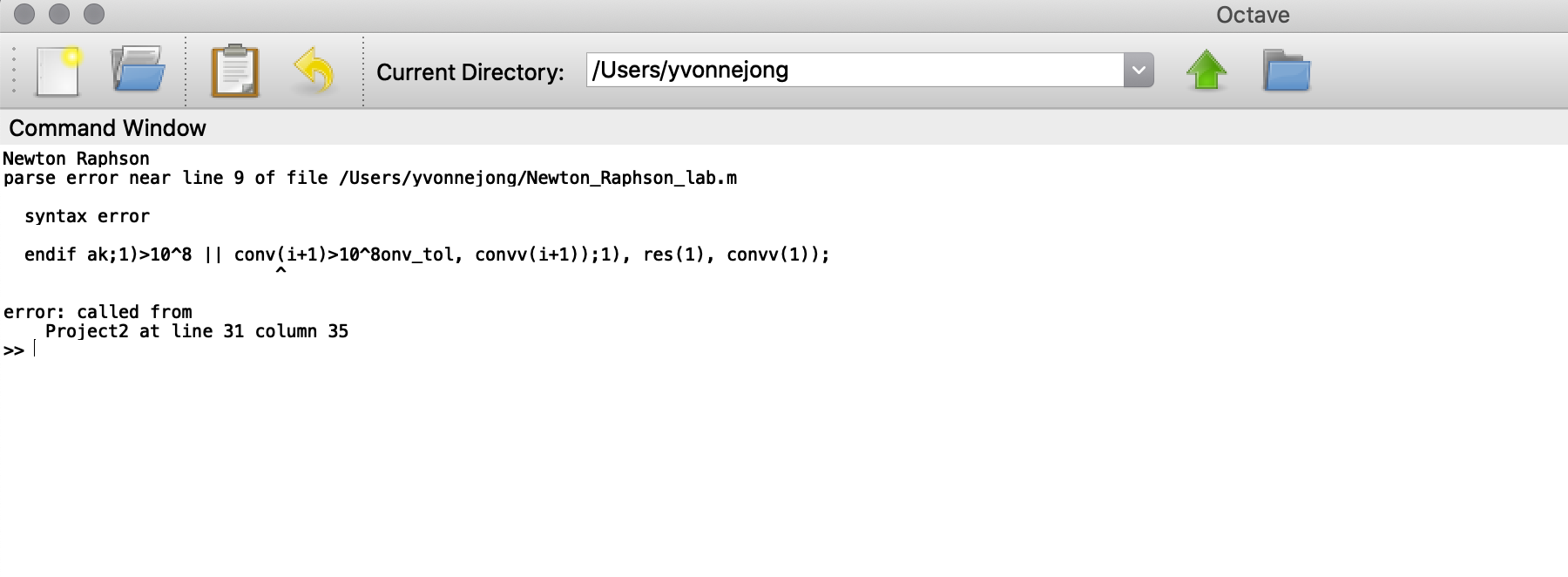Project 2 is the file I want to run. This is octave. | Chegg.com