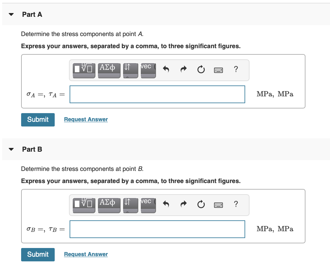 Solved The pin support in (Figure 1) is made from a steel | Chegg.com