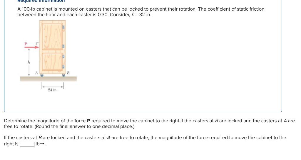 Solved 8.6,8.7 NOTE: IS STUDYING STATICS CHAPTER 8 IN THIS | Chegg.com