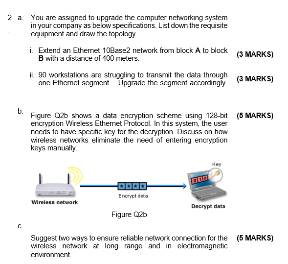 Solved 2 a. You are assigned to upgrade the computer | Chegg.com