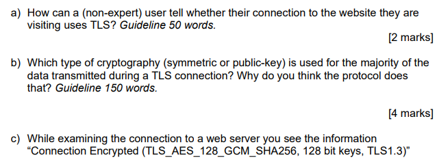 Solved a) How can a (non-expert) user tell whether their | Chegg.com