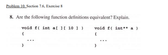 Solved Problem 10. Section 7.6, Exercise 8 8. Are the | Chegg.com