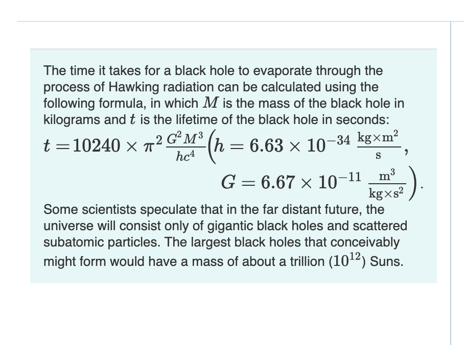 Solved Use the formula to calculate the lifetime of such a | Chegg.com