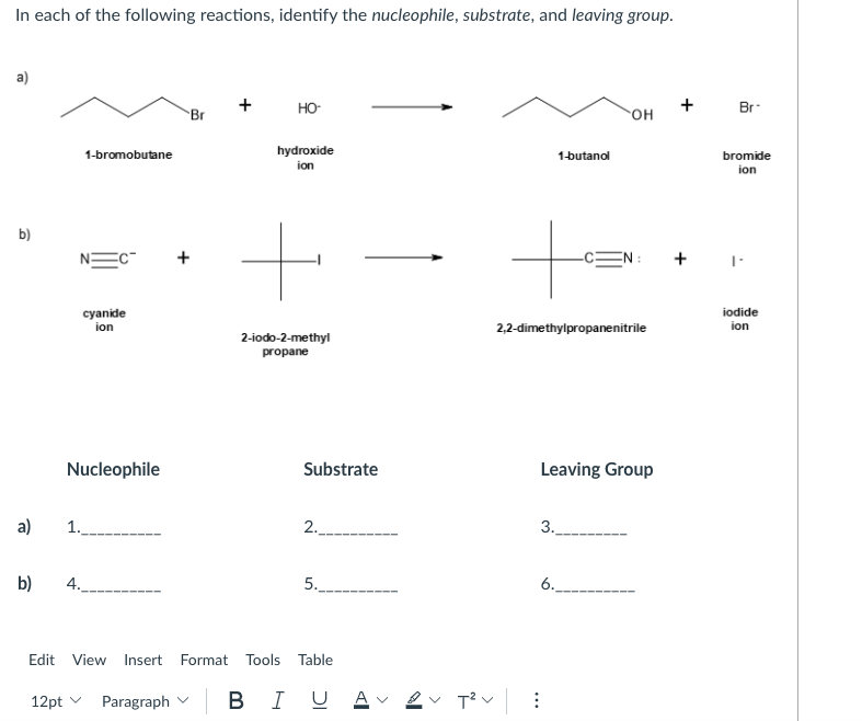 Solved In each of the following reactions, identify the | Chegg.com