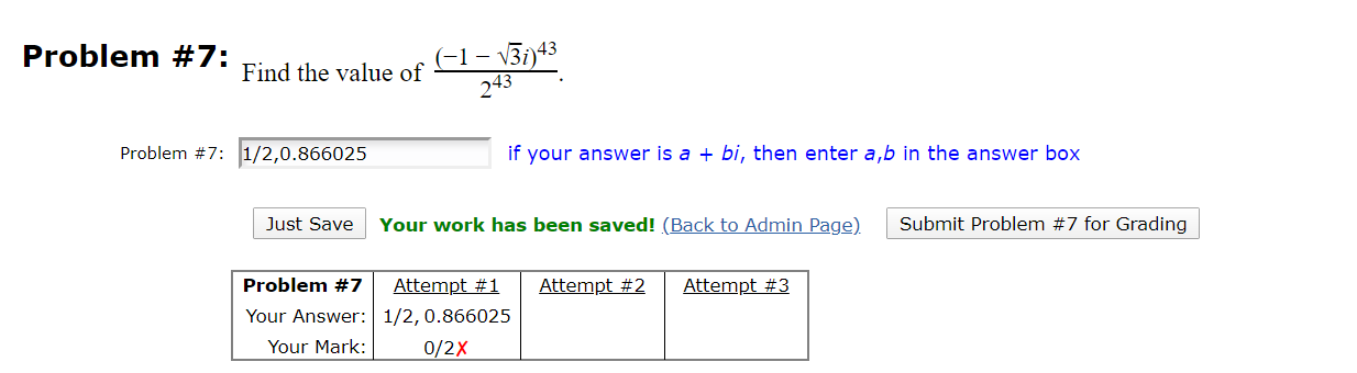 Solved Problem #7: (-1 - V3143 Find the value of Problem #7: | Chegg.com