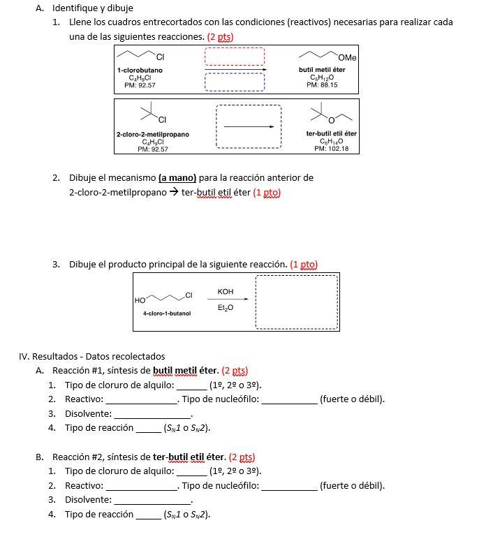 Solved 1. Fill in the dashed boxes with the conditions | Chegg.com