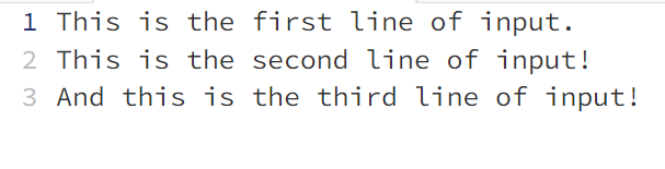 Solved In this exercise, you'll be asked to read each line | Chegg.com