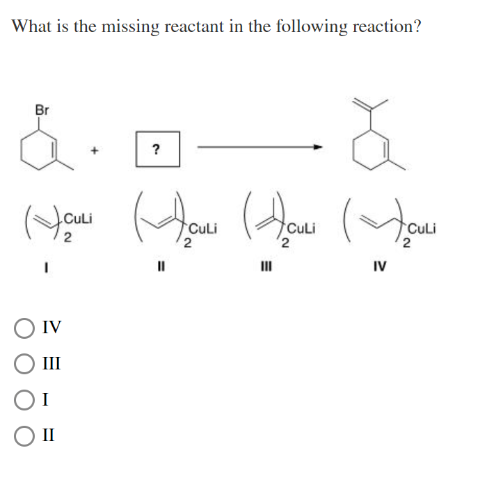 Solved What is the missing reactant in the following | Chegg.com