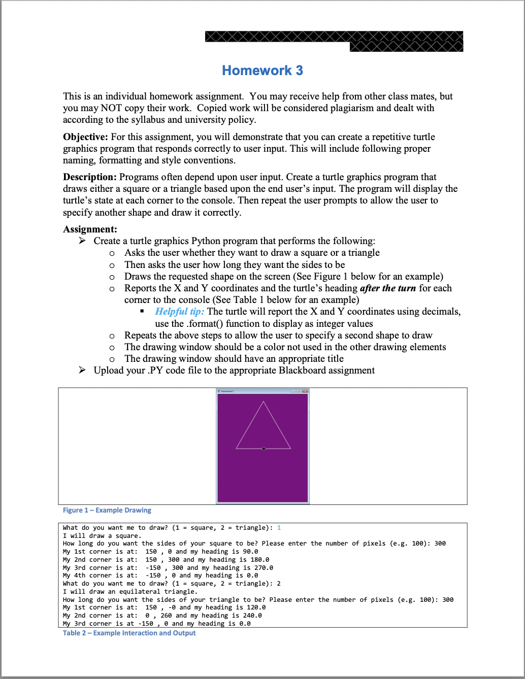 Solved Homework 3 This is an individual homework assignment. | Chegg.com