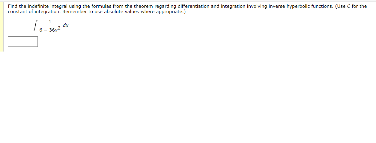 Solved Find the indefinite integral using the formulas from | Chegg.com