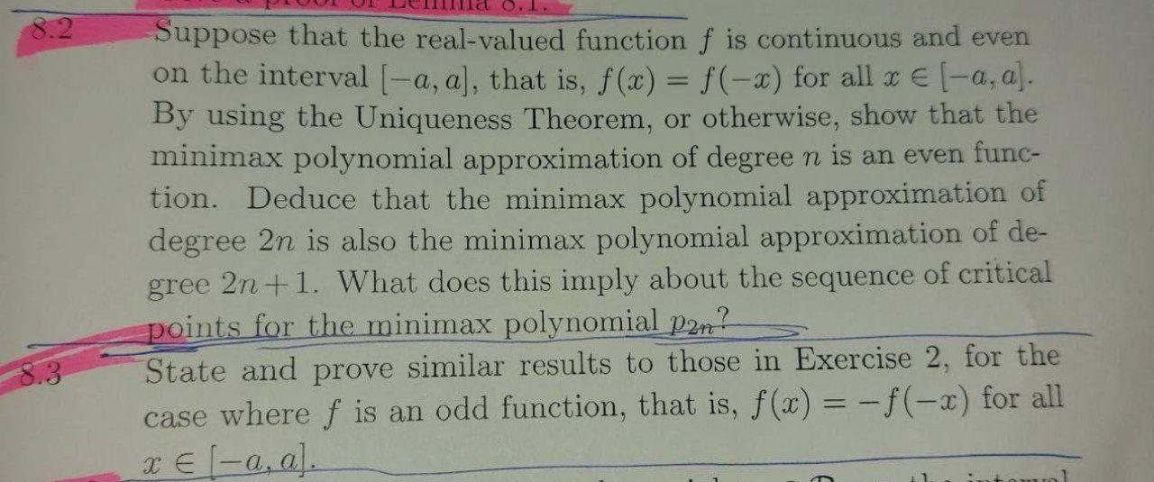 Solved Suppose that the real-valued function f is continuous | Chegg.com