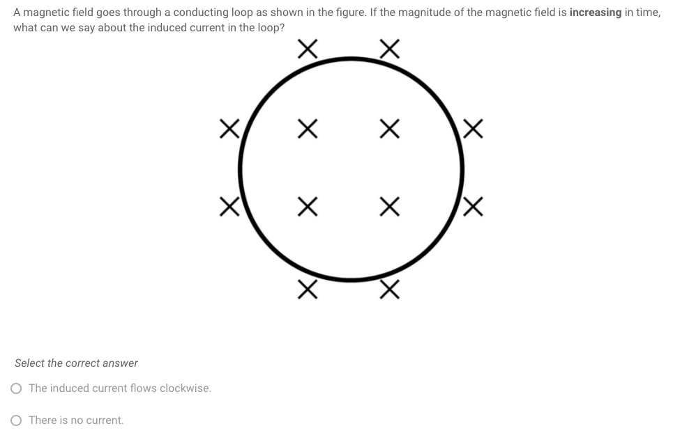 Solved A magnetic field goes through a conducting loop as | Chegg.com
