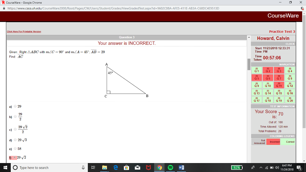 Geometry Archive | November 24 2018 | Chegg.com
