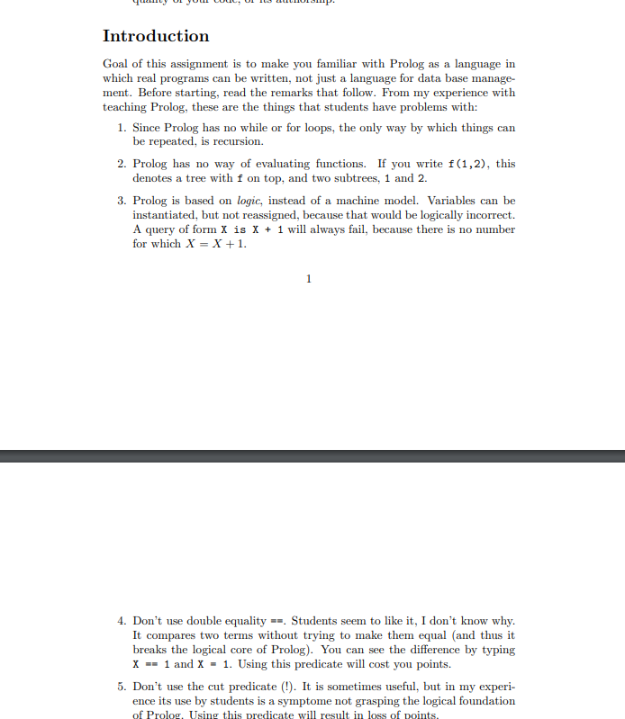 Introduction Goal of this assignment is to make you | Chegg.com