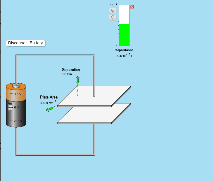 Solved 10-12 0 - 0 Disconnect Battery 0 Capacitance | Chegg.com
