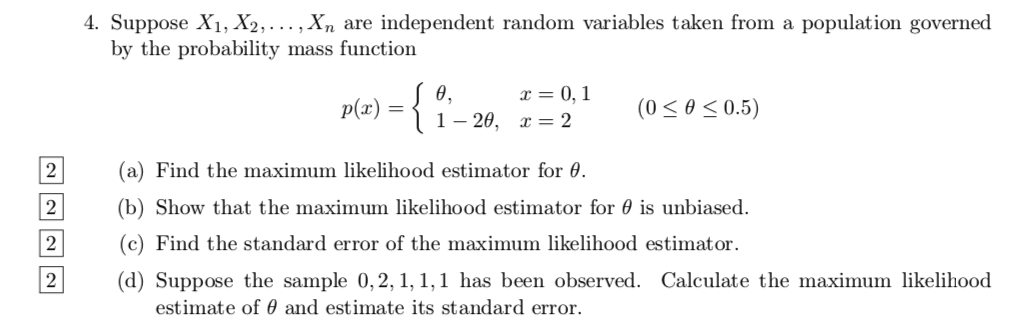 4. Suppose X1, X2, ...,Xn are independent random | Chegg.com