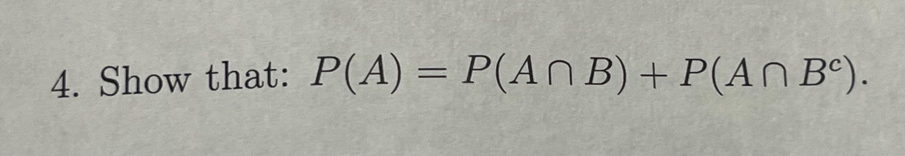 Solved Do not use Venn diagram, use logic, definition of | Chegg.com