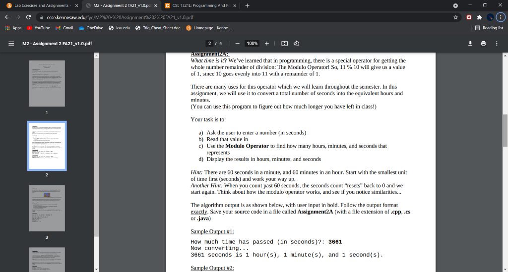 Solved Lab Overcises and Assignments - X M2 - Assignment 2 | Chegg.com