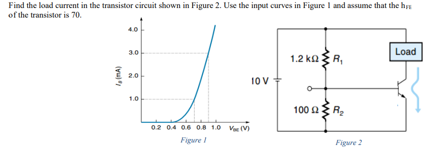 Solved Find the load current in the transistor circuit shown | Chegg.com