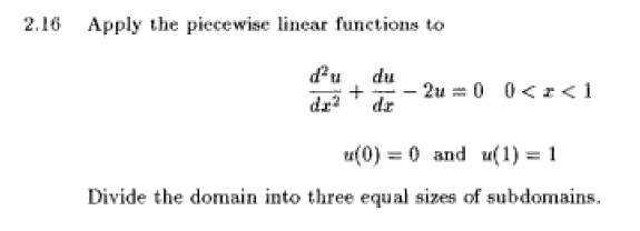 Solved 2.16 Apply the piecewise linear functions to | Chegg.com