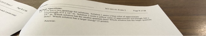 Solved SC1 203 01 Em 2 Solution er qaanam dot a yellow esh | Chegg.com