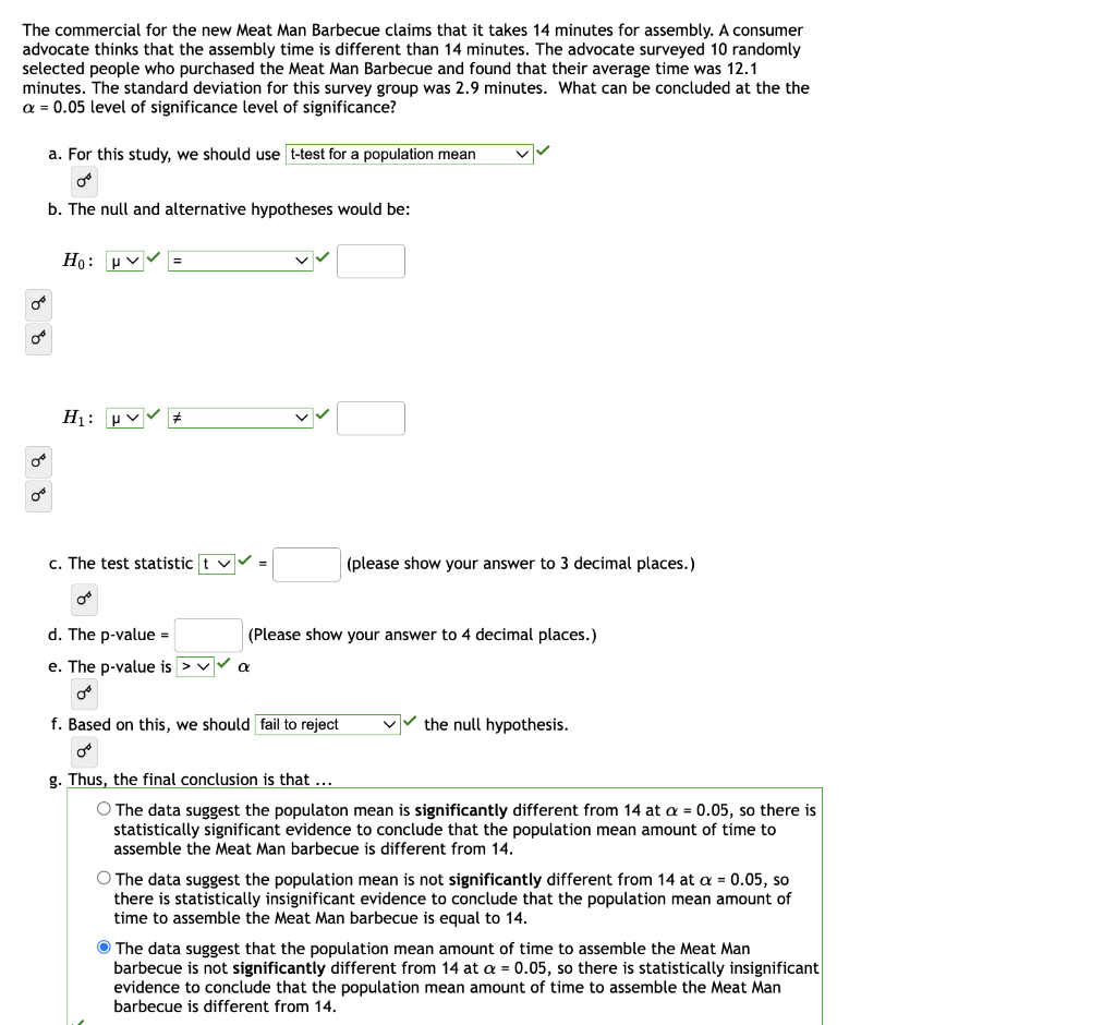 Solved The commercial for the new Meat Man Barbecue claims | Chegg.com