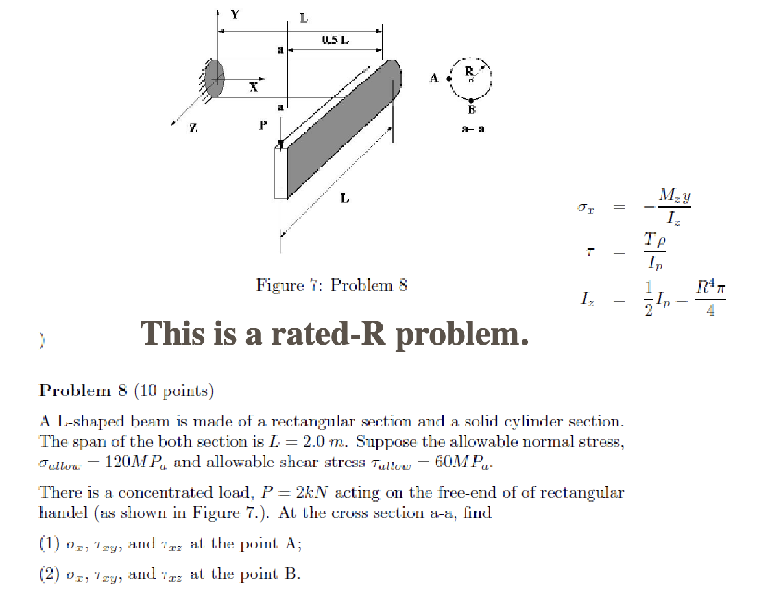 Solved This is a rated-R problem.Problem 8 (10 ﻿points)A | Chegg.com