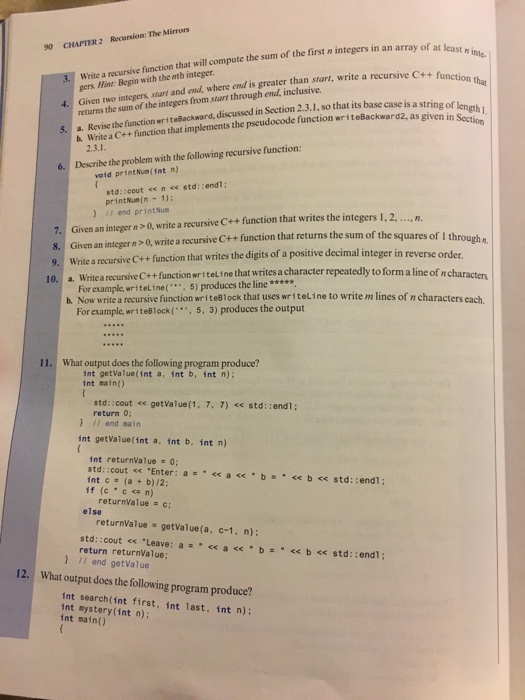 Solved SUMMARY にRecursion is a technique that 2. When | Chegg.com