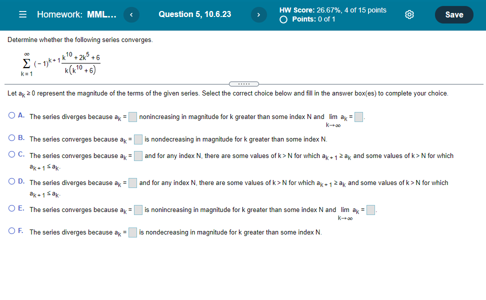 Solved = Homework: MML... Question 5, 10.6.23 HW Score: | Chegg.com