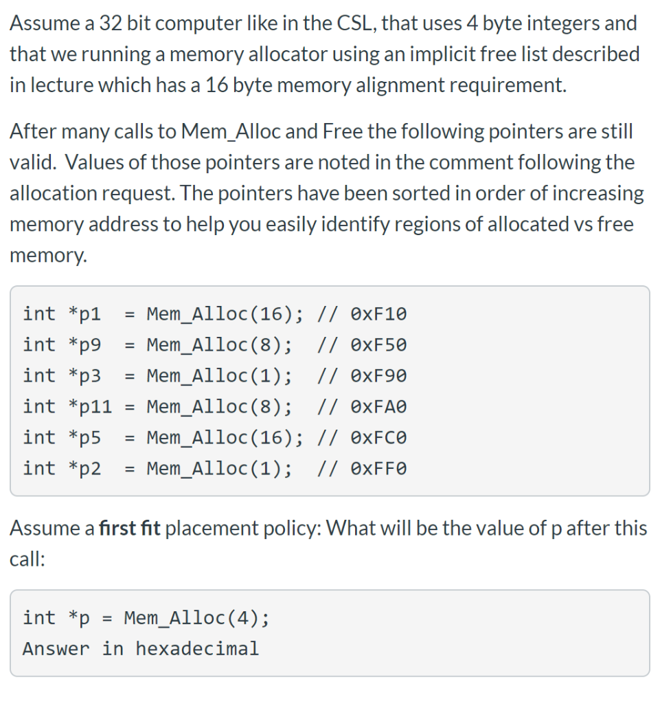 Could I also get the answer for best fit placement | Chegg.com