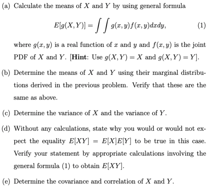 Solved Suppose that X and Y have a continuous distribution | Chegg.com