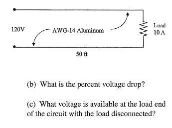 Solved part a) What voltage is available at the load with | Chegg.com