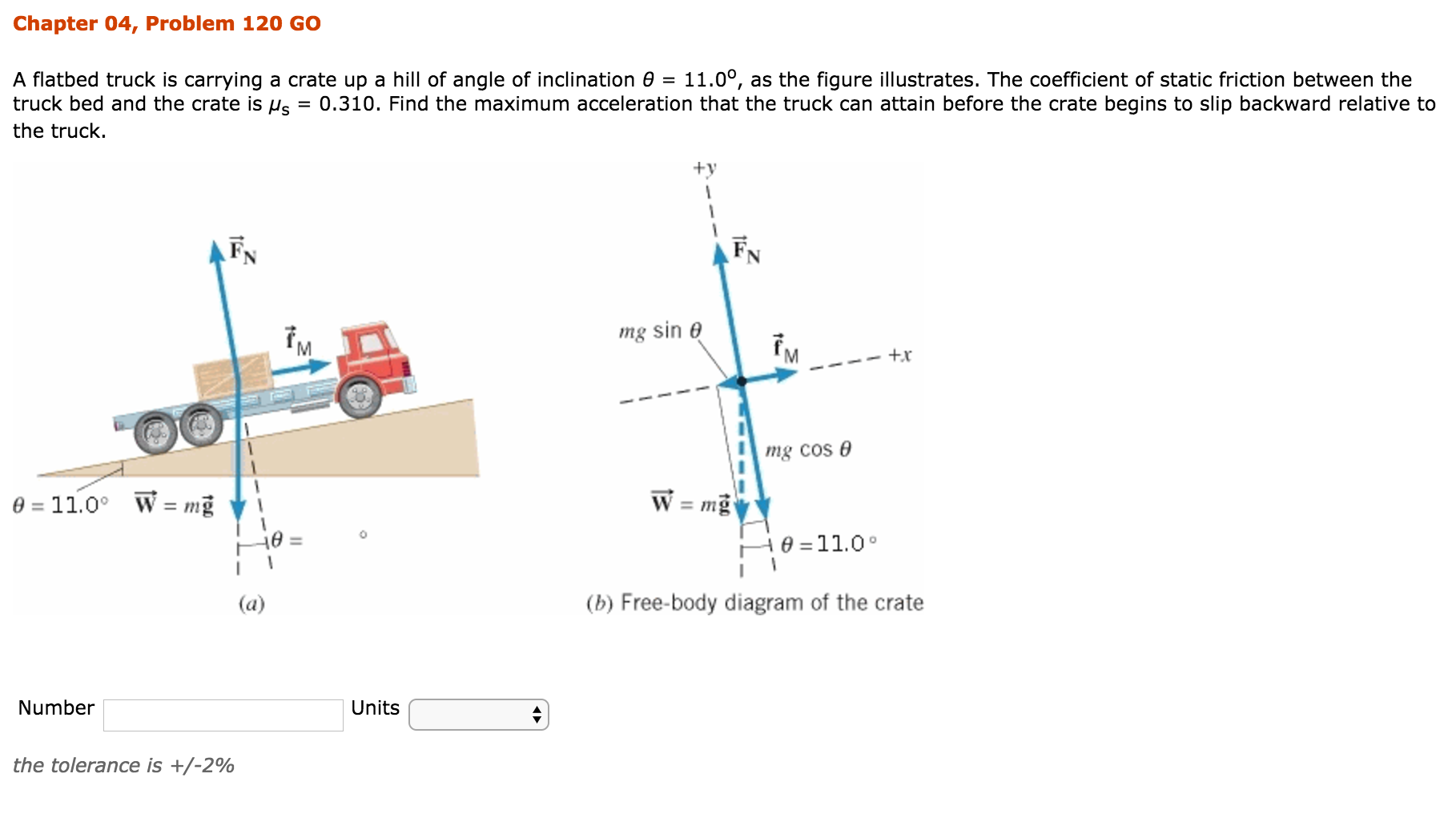 Solved Chapter 04, Problem 120 GO A flatbed truck is | Chegg.com